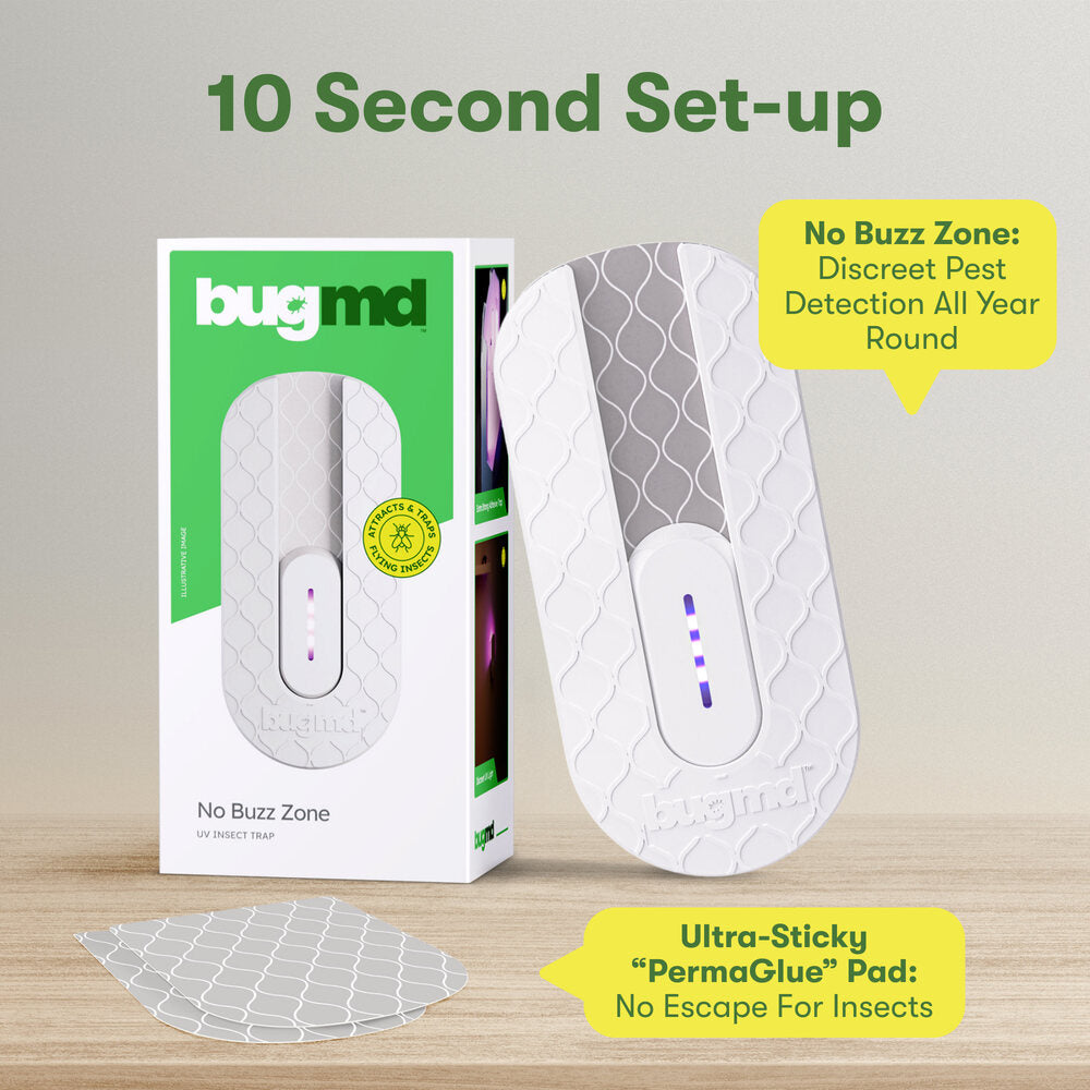 BugMD No Fly Zone | Indoor Flying Insect Power Trap – bugmd