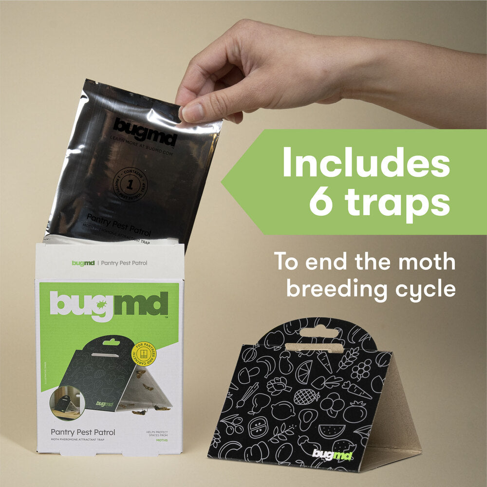 BugMD Pantry Pest Patrol | Pheromone & PermaGlue Moth Traps – bugmd