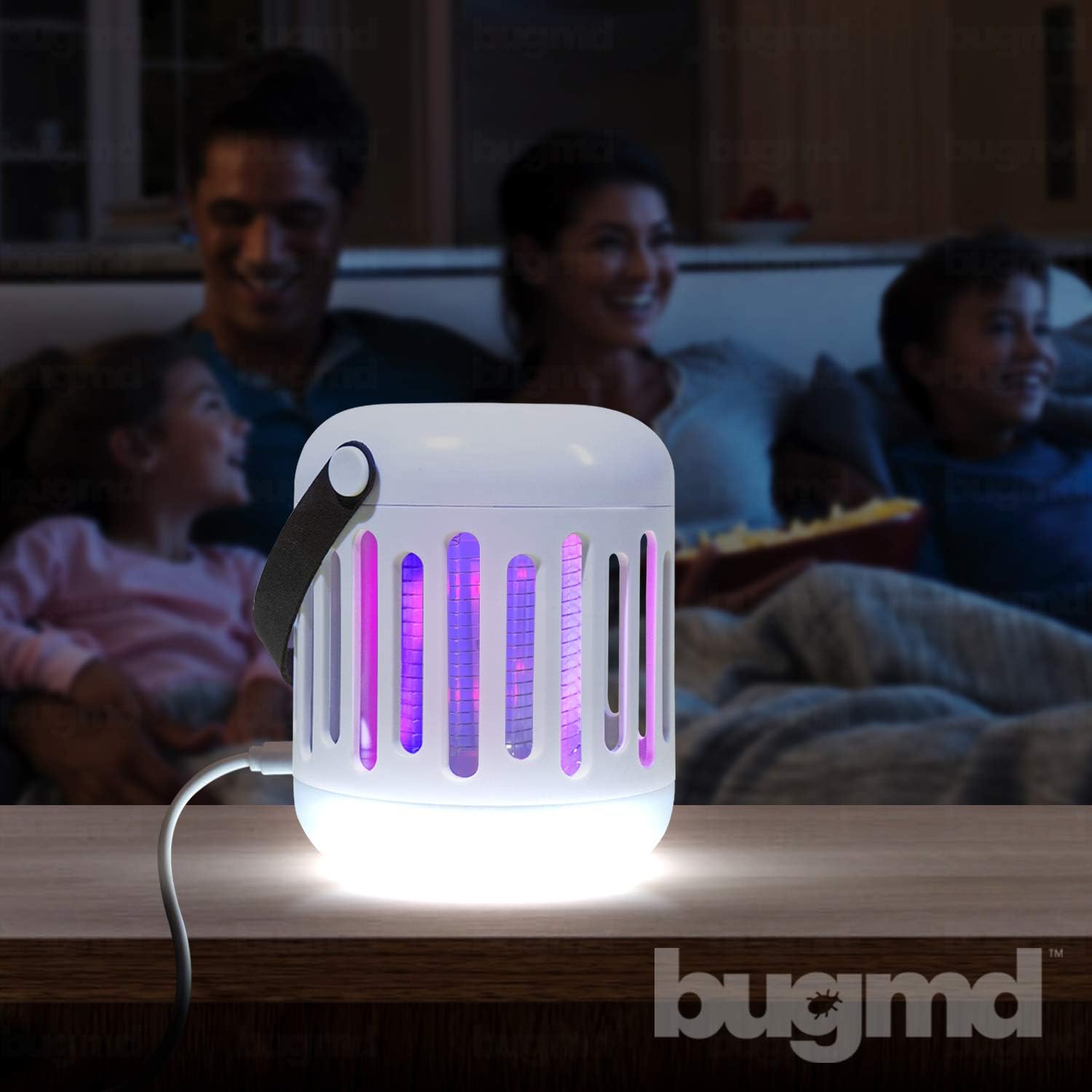 BugMD Zap Trap | Portable Dual-Powered UV Bug Zapper – bugmd